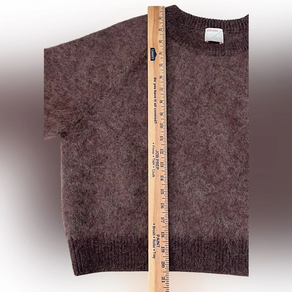 Kerisma | Sweaters | Fuzzy Cropped Mohair Cozy Crewneck Sweater Os ...